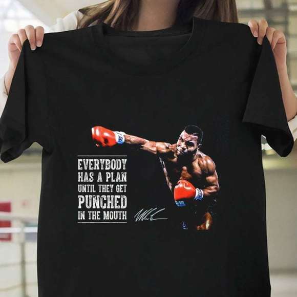 Gildan | Shirts | Mike Tyson Boxing Signature T Shirt | Poshmark